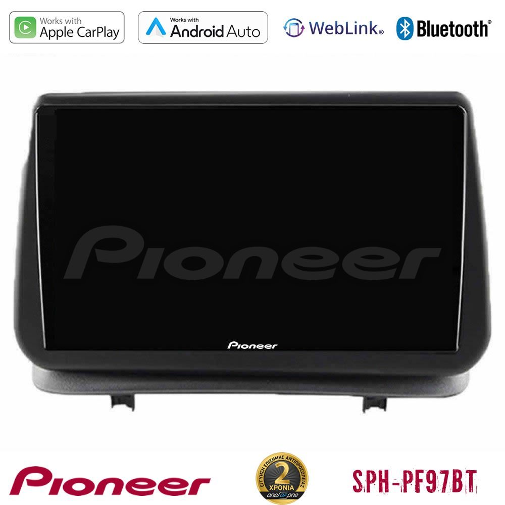 Pioneer SPH-PF97BT Series Renault Clio 2005-2012 Multimedia Station 9 ...